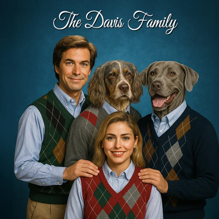 Family Portrait Step Brothers Wall Art – Histozing